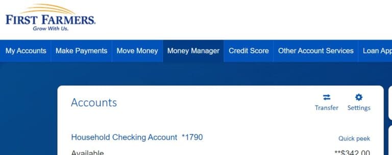 Online Banking - My First Farmers